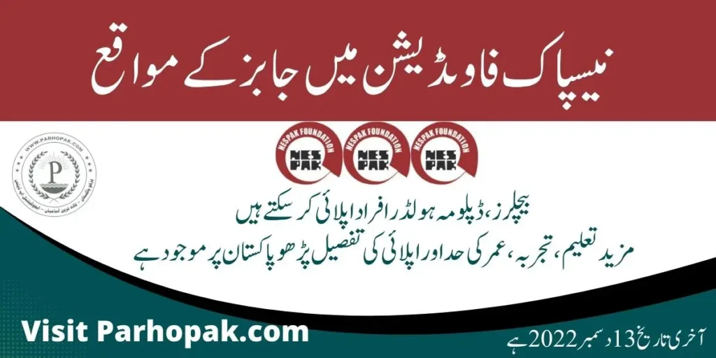 NESPAK Foundation Jobs 2022 Apply Online