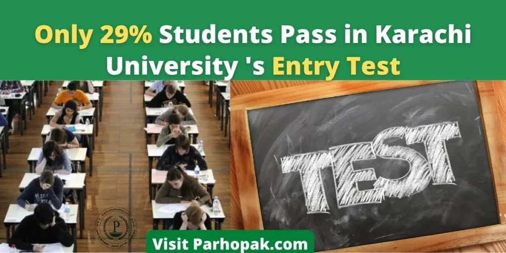 Only 29% of Applicants Pass in Karachi University Entry Test