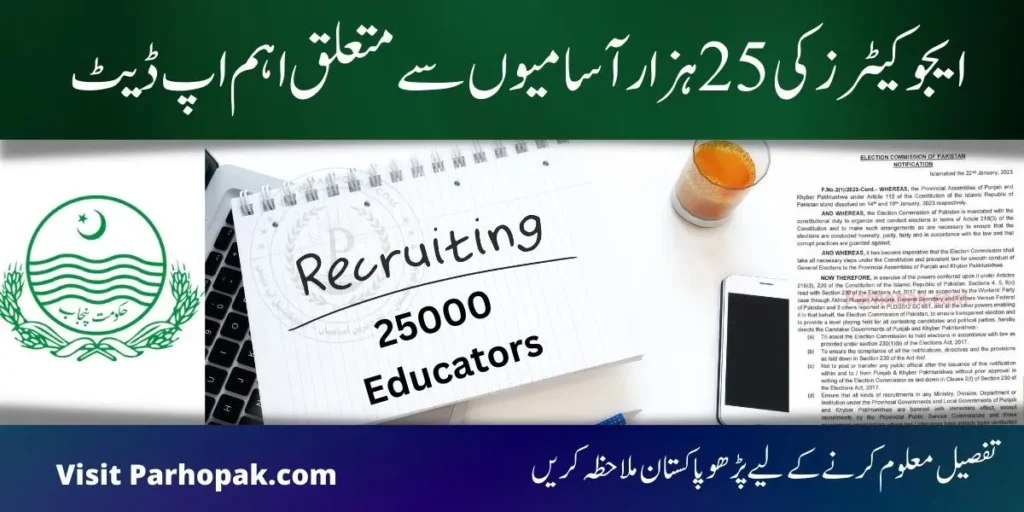 Important Update on Educators Jobs 2023 for 25000 Seats