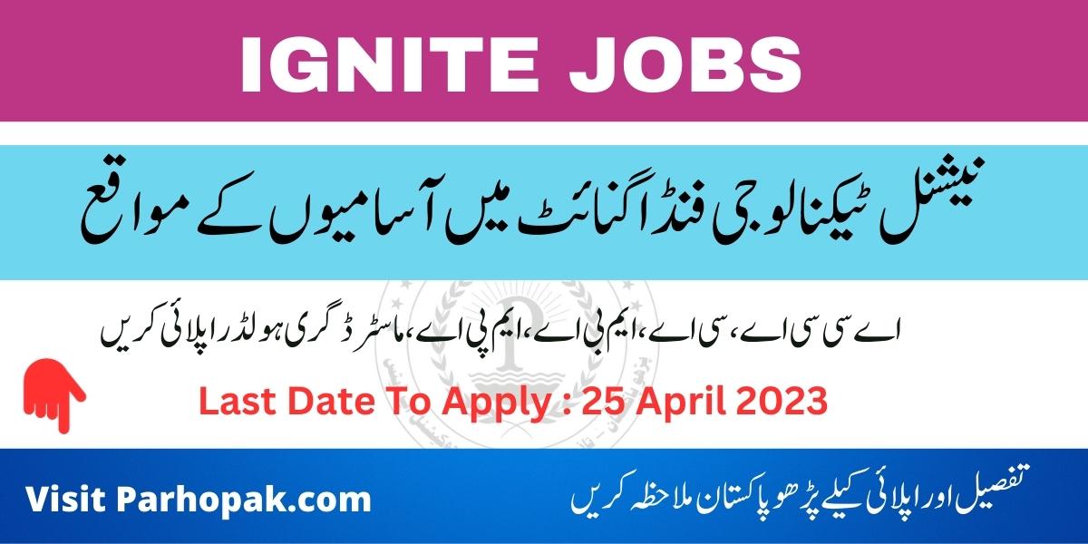 National Technology Fund IGNITE Jobs 2024