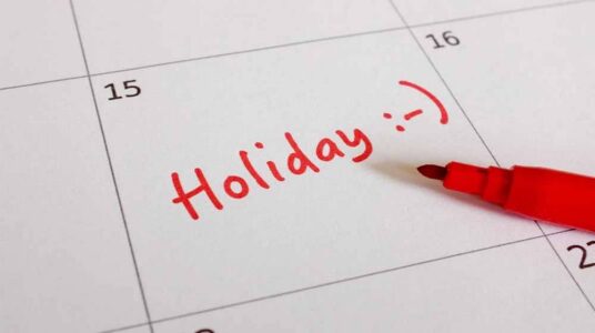 3 Consecutive Holidays Announced by Federal Government