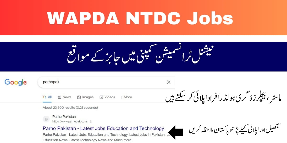 National Transmission and Dispatch Company NTDC Limited Jobs 2024