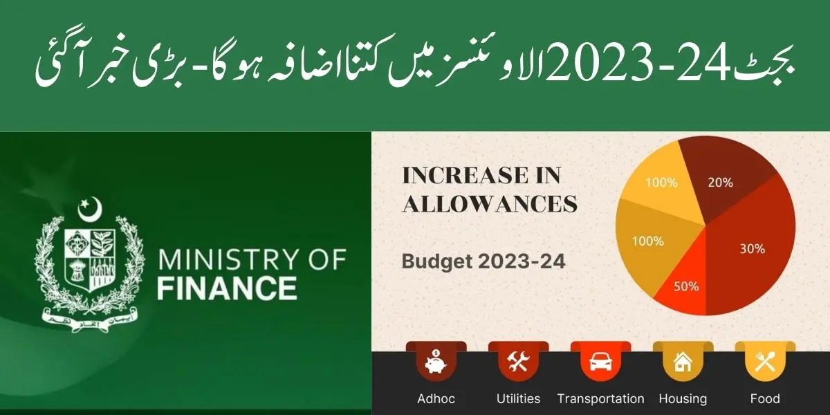Budget 2023-24 Increase in Adhoc Relief HRA Medical and Conveyance Allowances