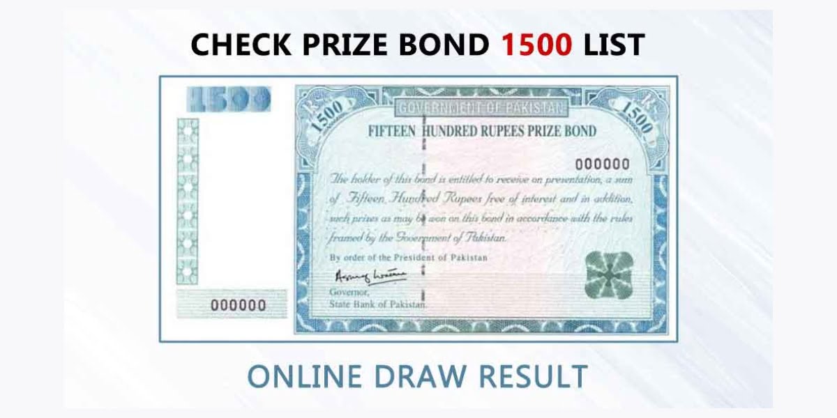 Check 95th Draw Results of 1500 Prize Bond held on 15-08-2023