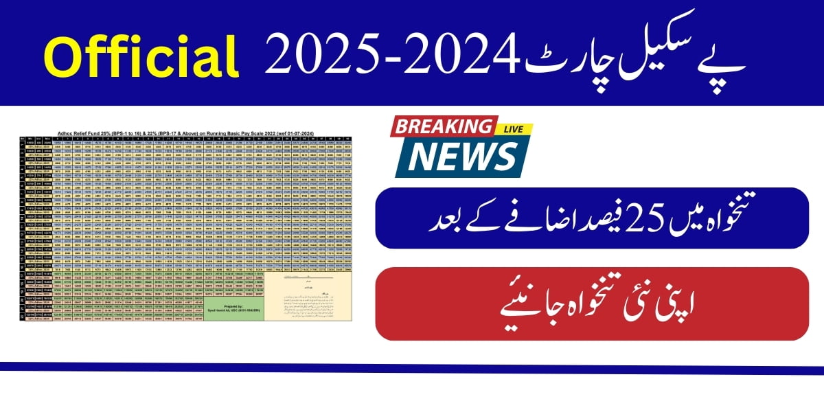 Pay Scale Salary Chart 2024 For All Govt Employees After Budget 2024 25